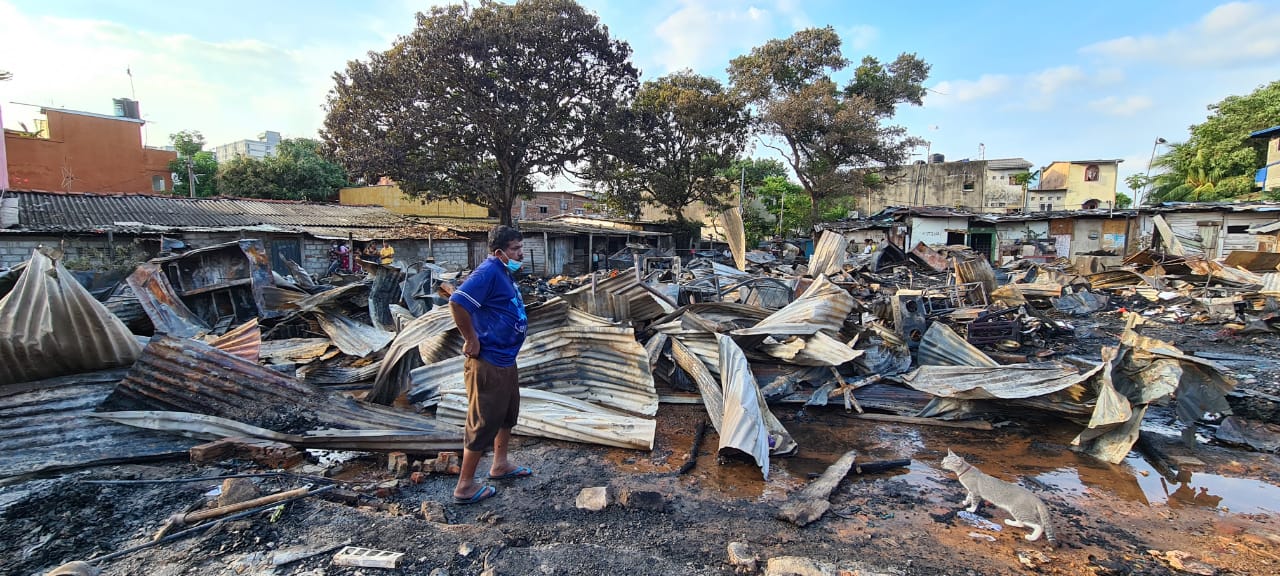 Unexpected Fire Devastates Communities in Thotalanga: A-PAD SL Carries ...